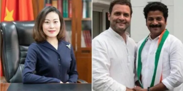 Who is the woman partying with Rahul Gandhi in viral video: Congress leader Revanth Reddy ...