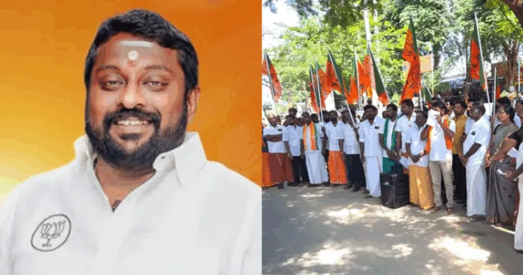 TN BJP Youth Wing President SG Suryah Attacked After TV Debate