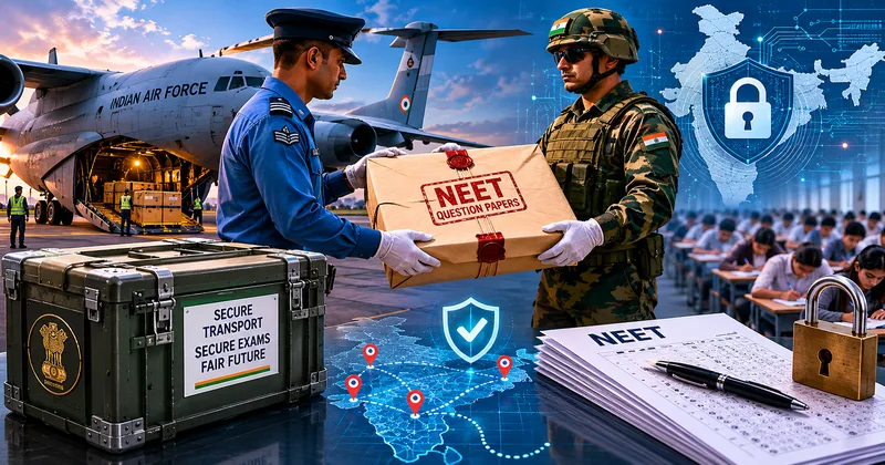 Top exams Like NEET may soon have military security cover